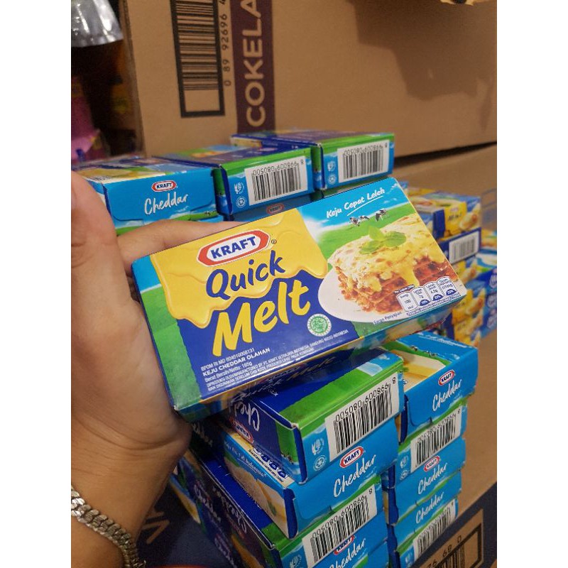 Jual KRAFT QUICK MELT, MILKY SOFT, ALL IN 1 , CHEDDAR 150 gram | Shopee ...