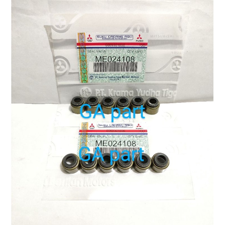 Jual seal klep valve stem seal fuso 6d14 6d15 6d16 6d16T HARGA 1SET 12PC | Shopee Indonesia