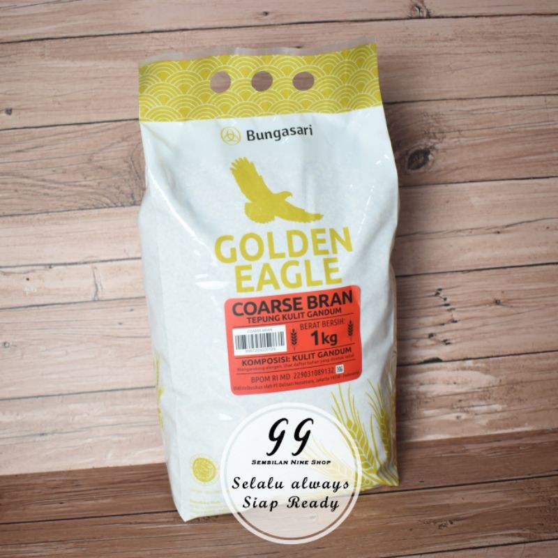 Jual Bungasari COARSE BRAN Golden Eagle Tepung Kulit Ari Gandum Wheat ...