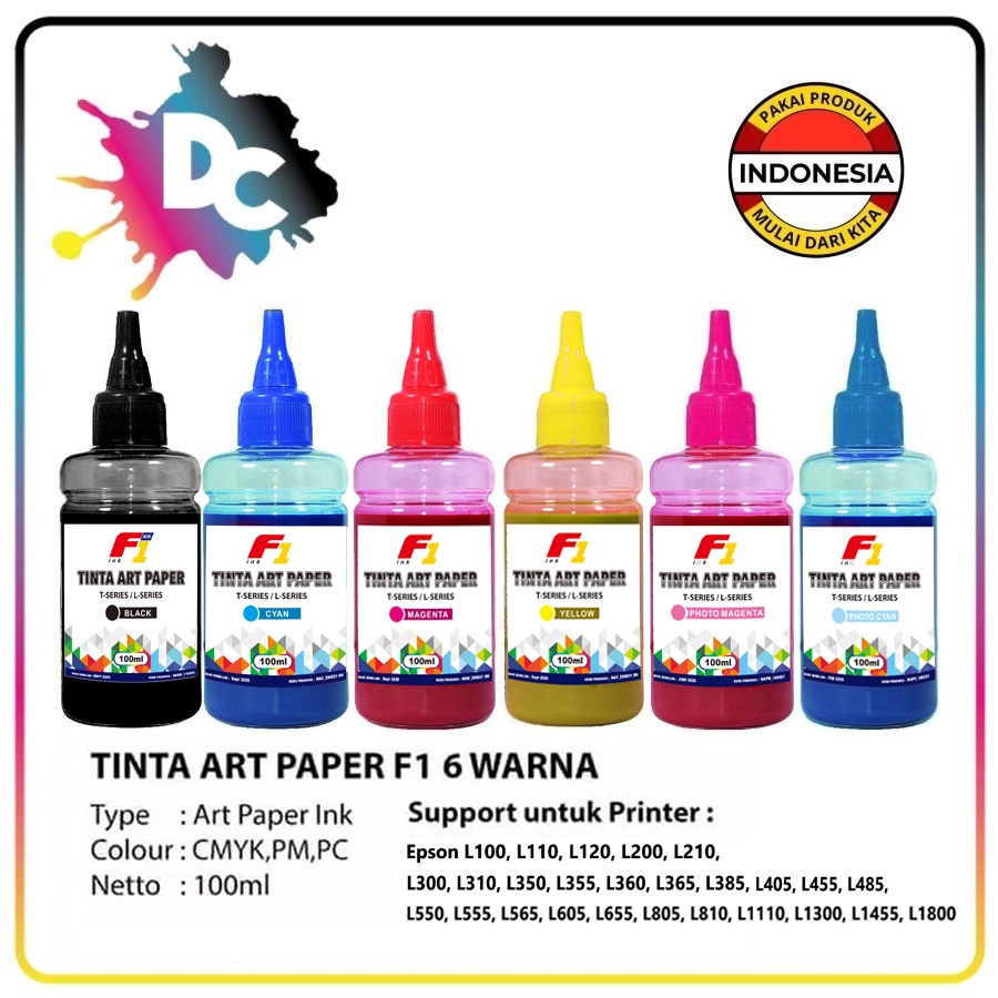 Jual Tinta Art Paper F1 Ink 100ml | Shopee Indonesia