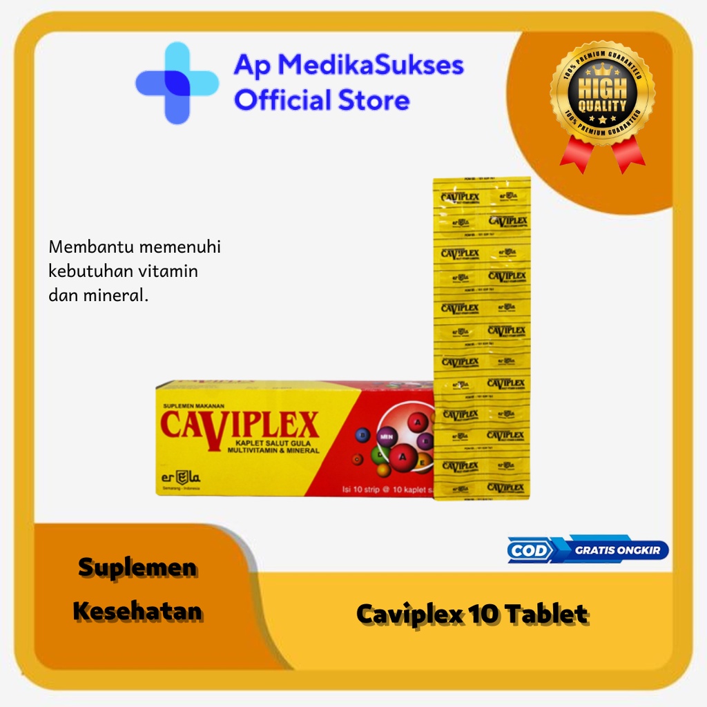 Jual Caviplex 10 Tablet Multivitamin | Shopee Indonesia