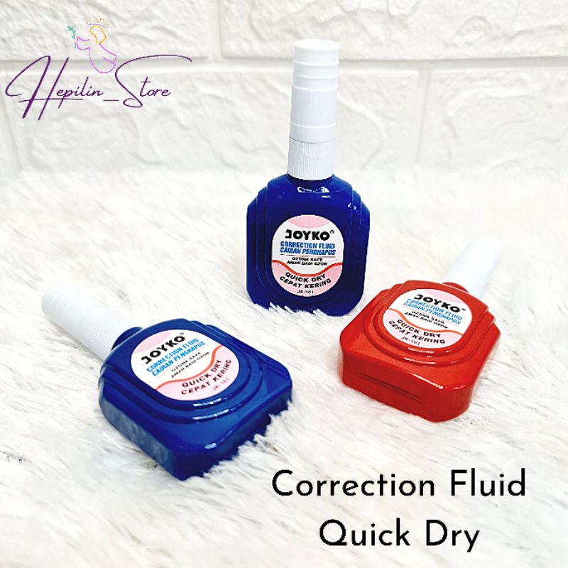 Jual TipEx Putih Original Joyko JK-01 atau JK-101 ECER / Tip Ex Cair ...