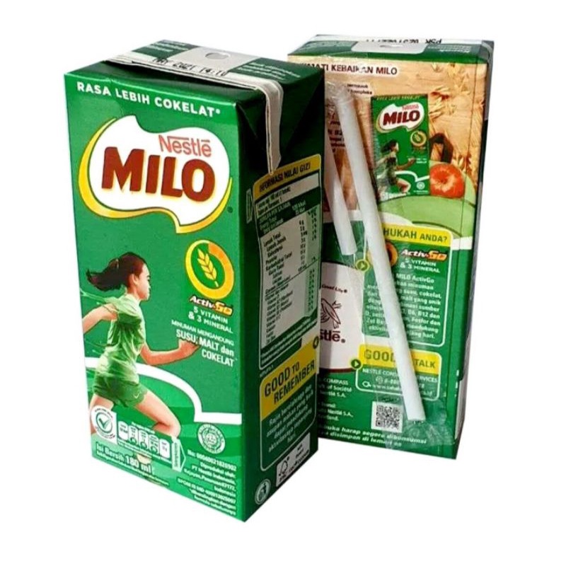 Jual MILO susu UHT 180 ml isi 36 pcs | Shopee Indonesia
