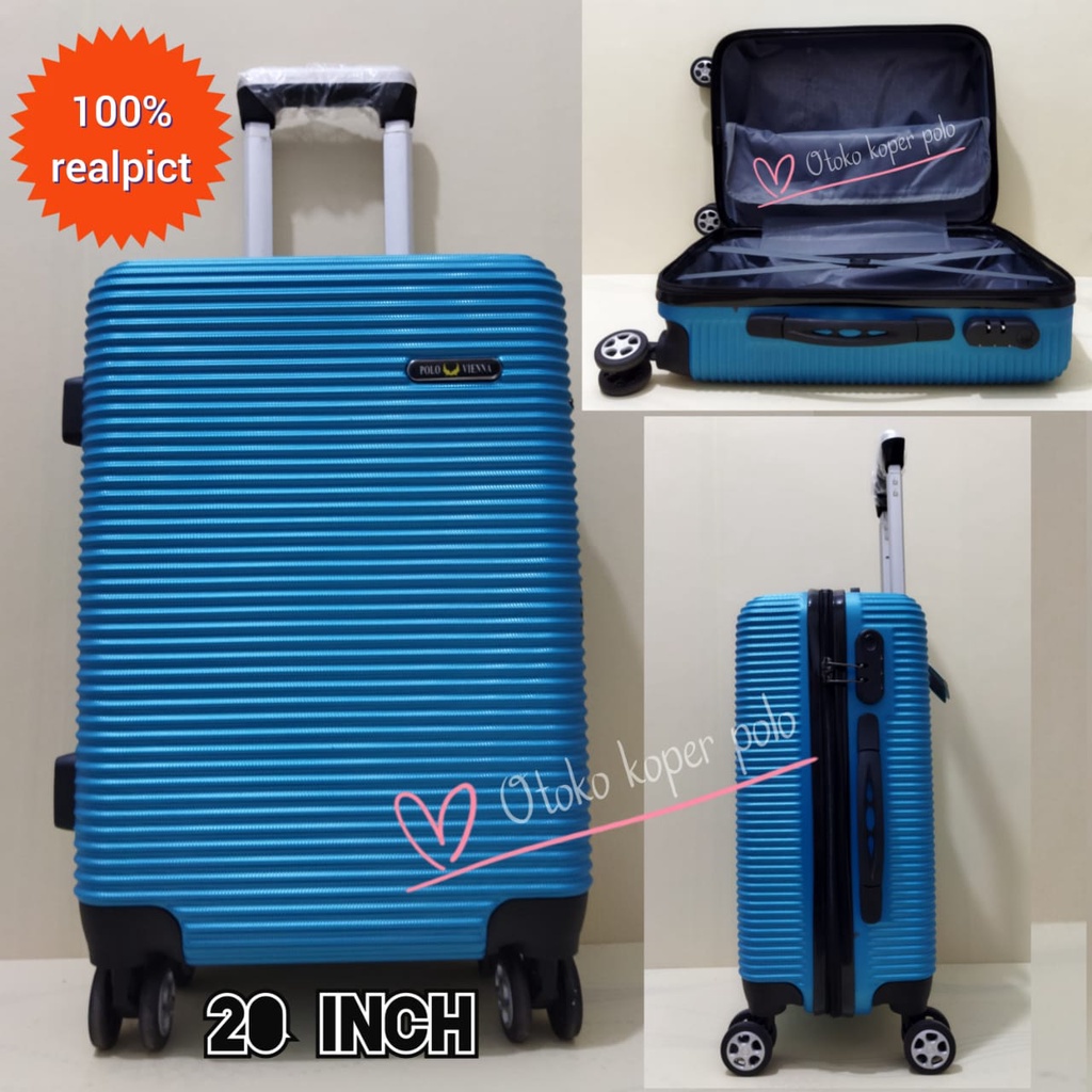 Jual KOPER 20 INCH POLO UKURAN KABIN KOPER HARDCASE KOPER MURAH 100RB ...