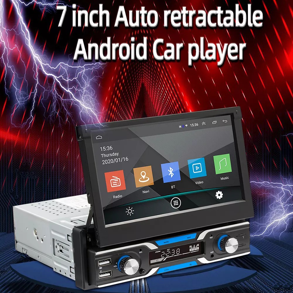 Jual Head Unit Single Din 7 inch Android 9.1 GPS Wifi BT USB FM ...