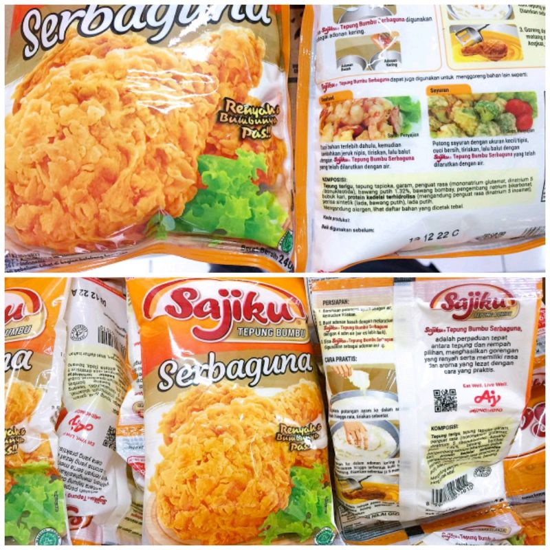 Jual Tepung Bumbu SAJIKU Serbaguna - Varian Kemasan | Shopee Indonesia