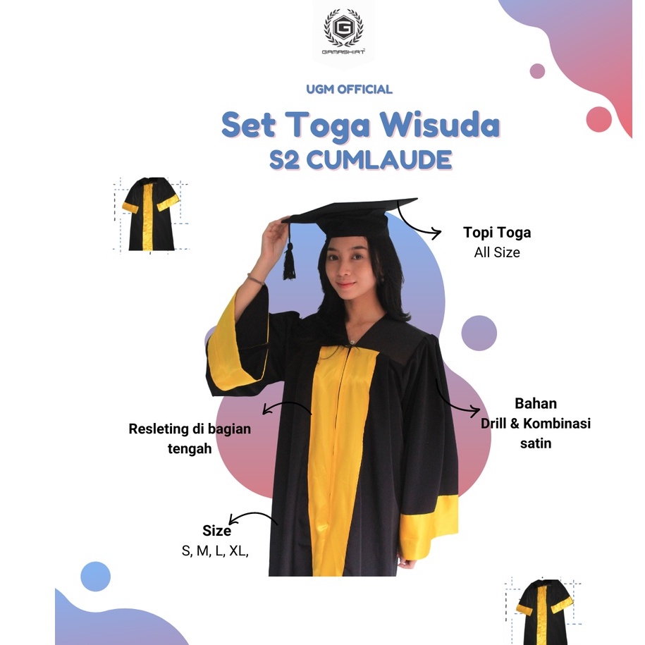 Jual Baju Wisuda S2 CUMLAUDE BY KOPMA UGM | Shopee Indonesia