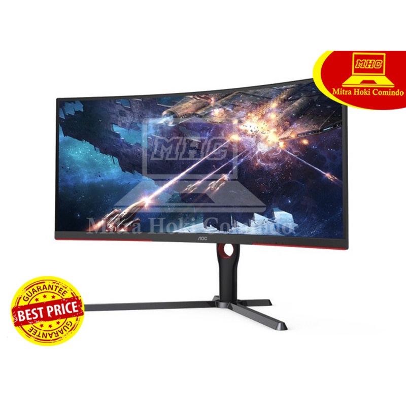 Jual LED MONITOR GAMING AOC 30" CQ30G3Z 1500R Curved 200Hz | Shopee ...