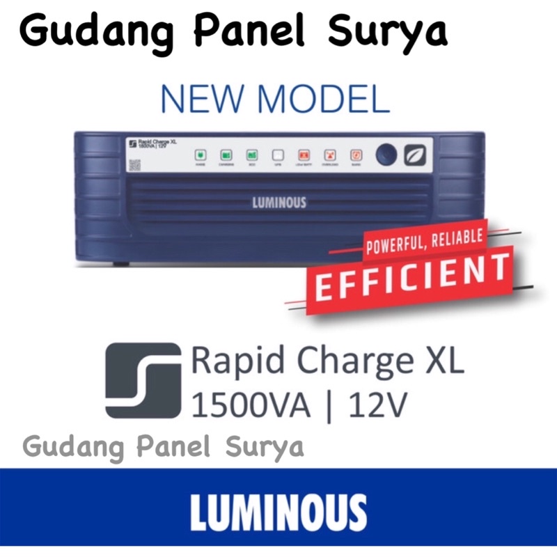 Jual Inverter LUMINOUS Eco Watt ecowatt Rapid Charge XL 1500VA/12V ...