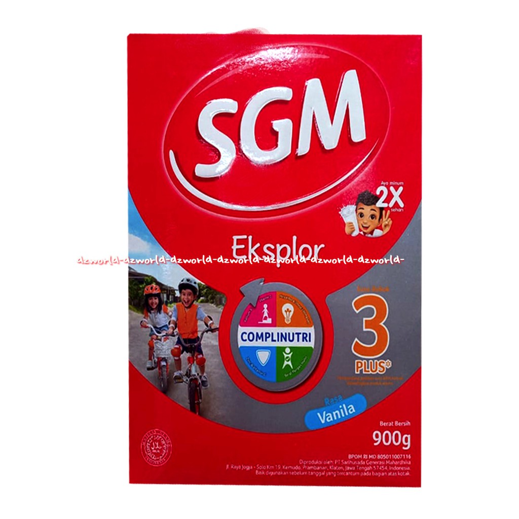 Jual Susu SGM Eksplor 900gr Rasa Vanila 3Plus Susu SGM Vanilla 3+ 900 gram | Shopee Indonesia