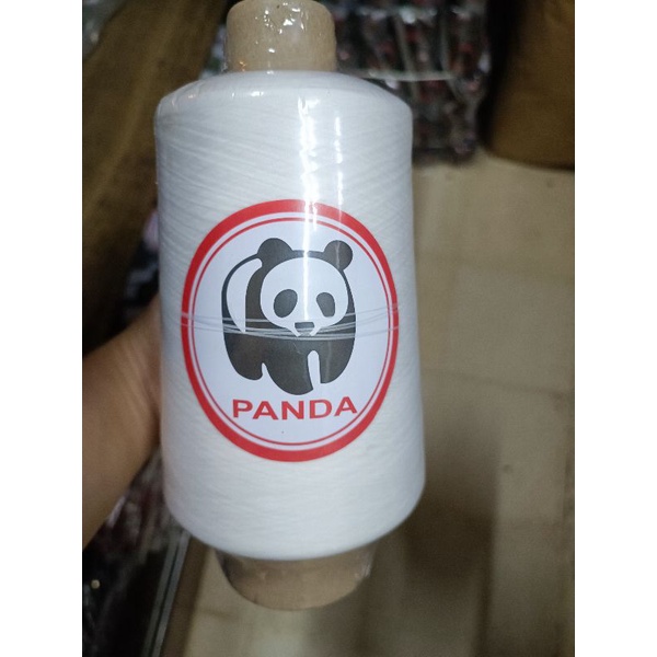 Jual Benang Obras Polyester Putih Panda ( 1 biji ) | Shopee Indonesia
