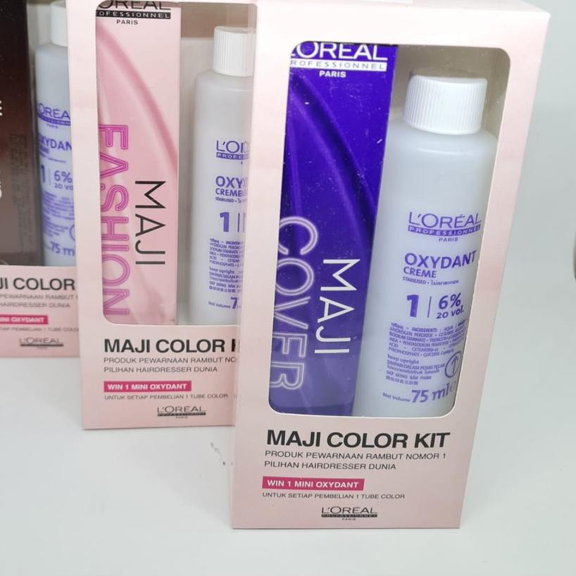 Jual LOREAL Maji Color Kit ( Maji fashion / Maji cover / Maji brown ...
