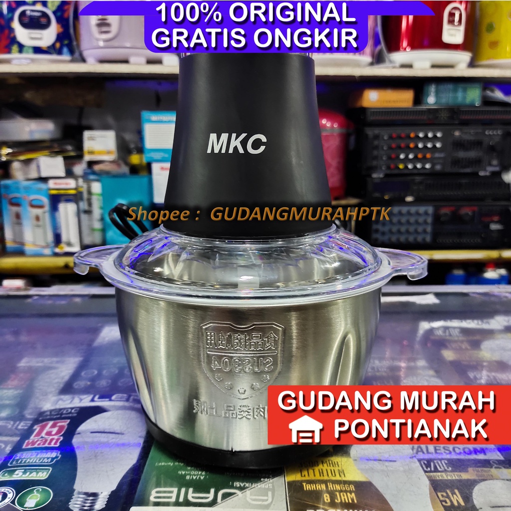 Jual Chopper STAINLESS Kapsule Capsule Meat Grinder 2 liter Food ...