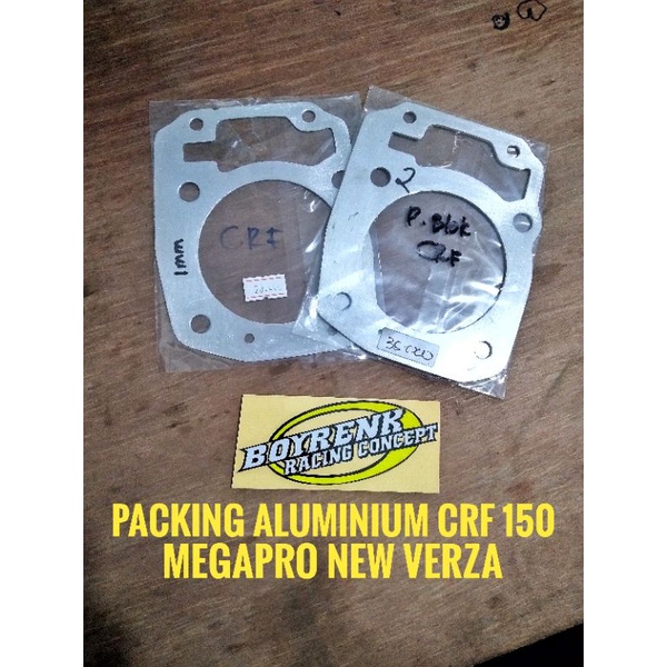 Jual PACKING STROKE PACKING BLOCK PAKING ALUMINIUM NEW MEGAPRO CRF 150 ...