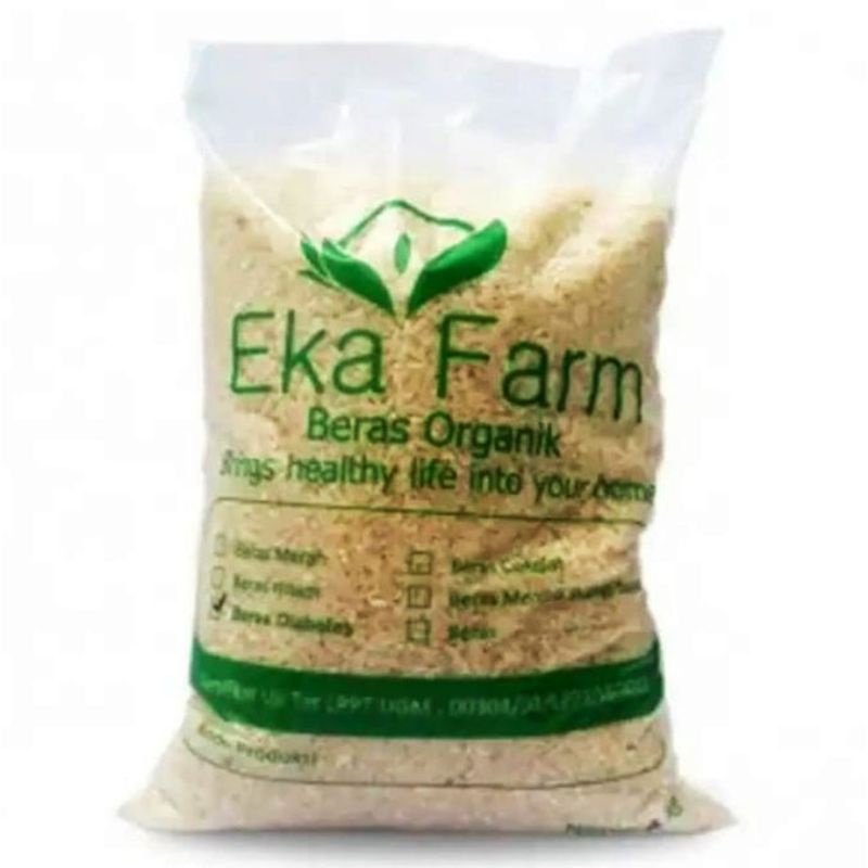 Jual Beras Amandia Diabetes Organik Eka Farm 5kg, beras rendah gula ...
