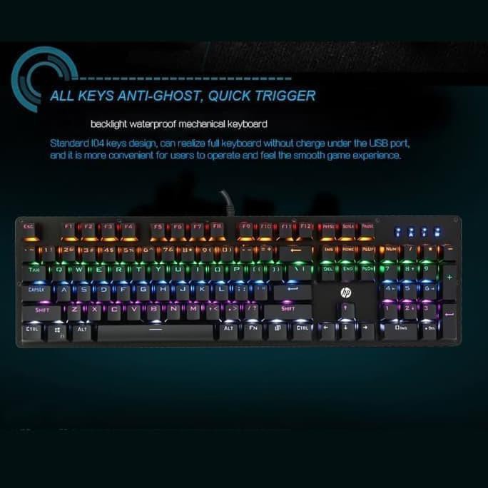 Jual Keyboard Mechanical Hp Gk100 / Keyboard Gaming / Hp Gk 100 ...