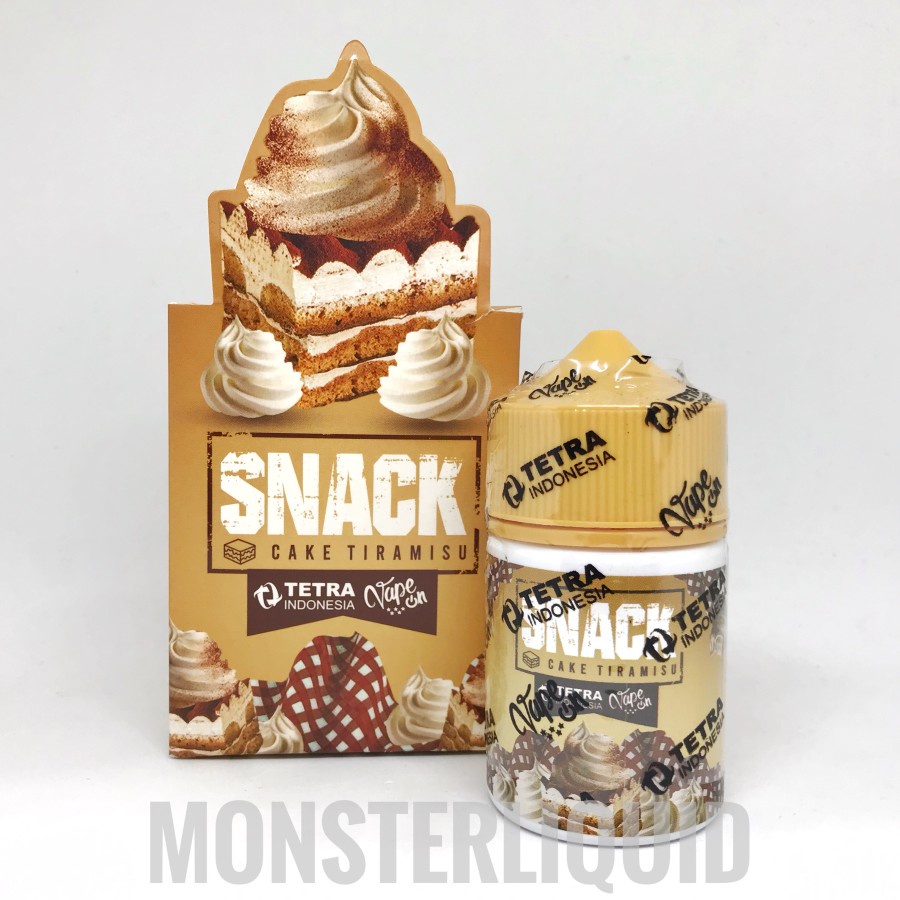 Jual SNACK V4 CAKE TIRAMISU BY TETRA X ON 3MG 60ML | Shopee Indonesia