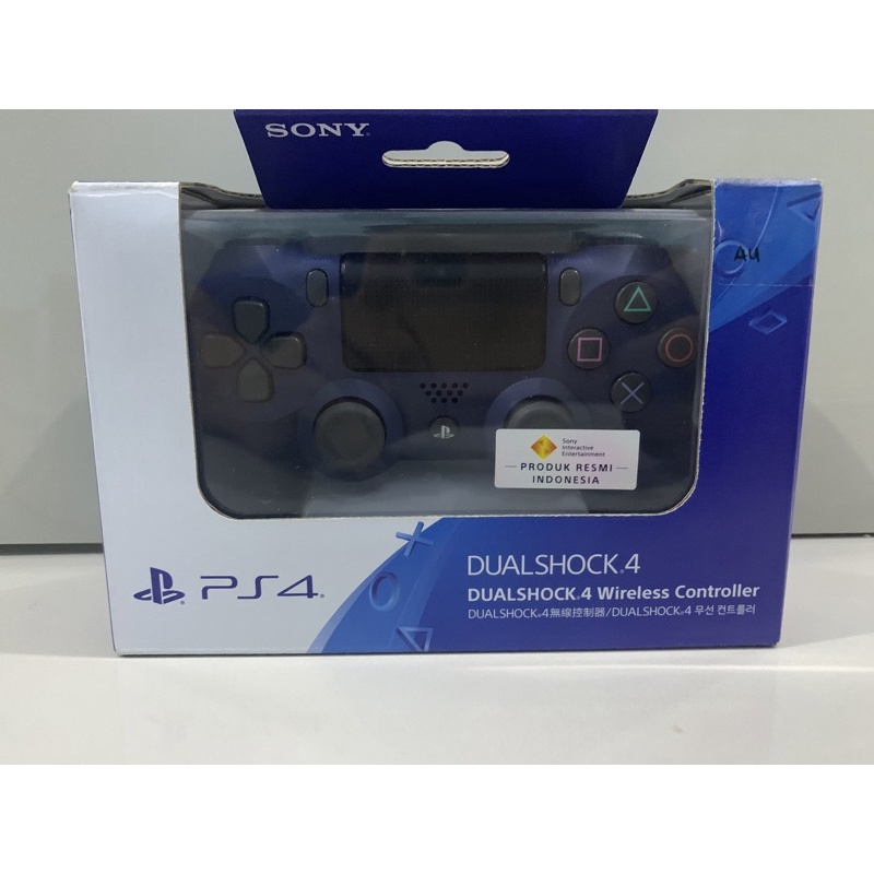 Jual DS4 Dualshock 4 Midnight Blue Original Mesin Stik PS4 | Shopee ...