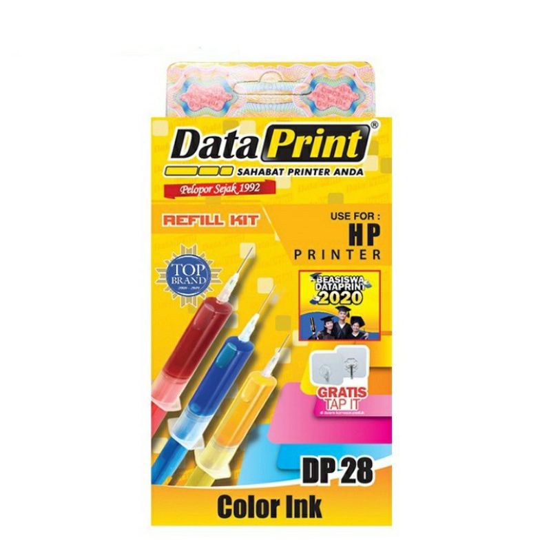 Jual REFIILL DATA PRINT DP 28 COLOUR PRINTER HP, REFILL DATAPRINT DP 28 ...