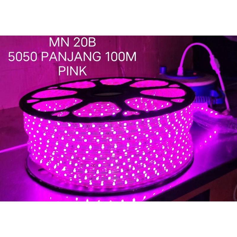 Jual METERAN LAMPU LED STRIP 5050+Socket/SMD PER METER LED STRIP 5050 ...