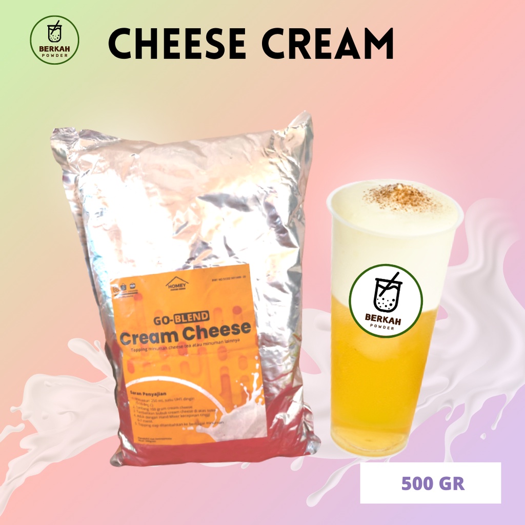 Jual PREMIUM Cheese Cream 500 GR / TOPPING CREAM CHEESE TEA FOAM ...