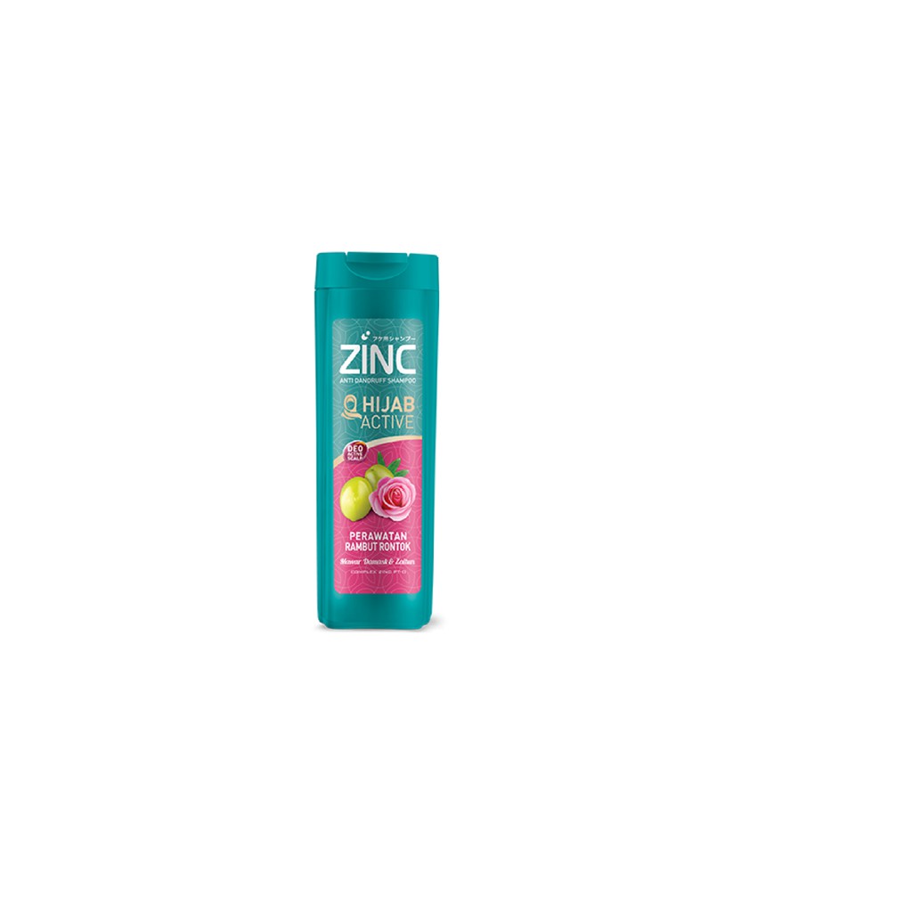 Jual Zinc Shampoo Hijab Active Perawatan Rambut Rontok Botol 340 ml ...