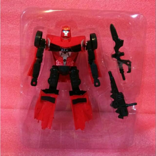 Jual Mainan Robot Transformer Lamborghini Veneno Warna Merah | Shopee ...