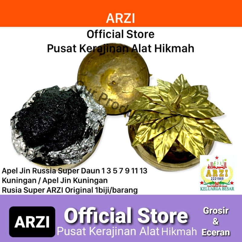 Jual 44. ADM AZ Apel Jin Russia Super Daun 1 3 5 7 9 11 13 Kuningan ...