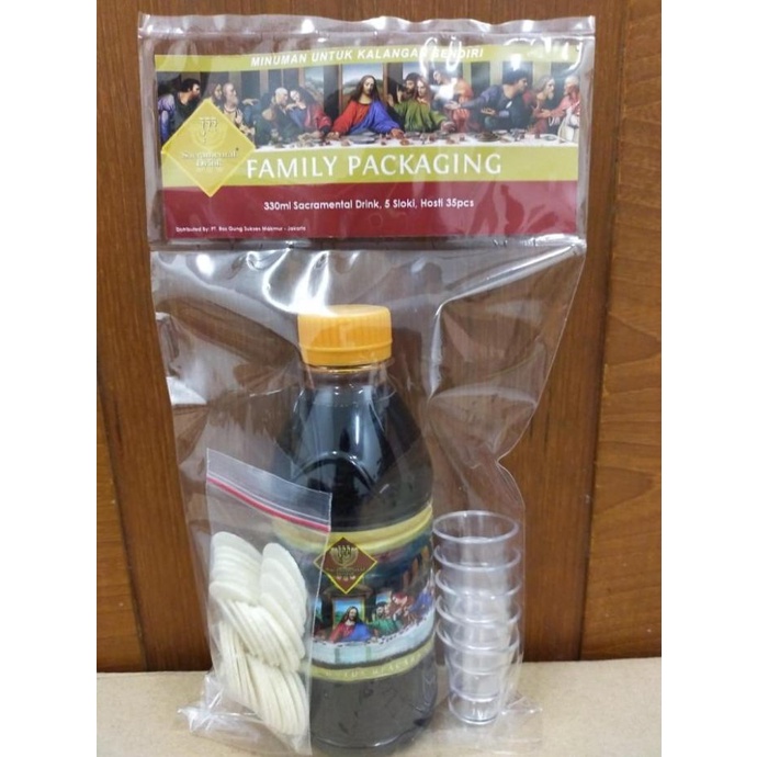 Jual Roti Perjamuan Kudus Hosti + Anggur Family Pack | Shopee Indonesia