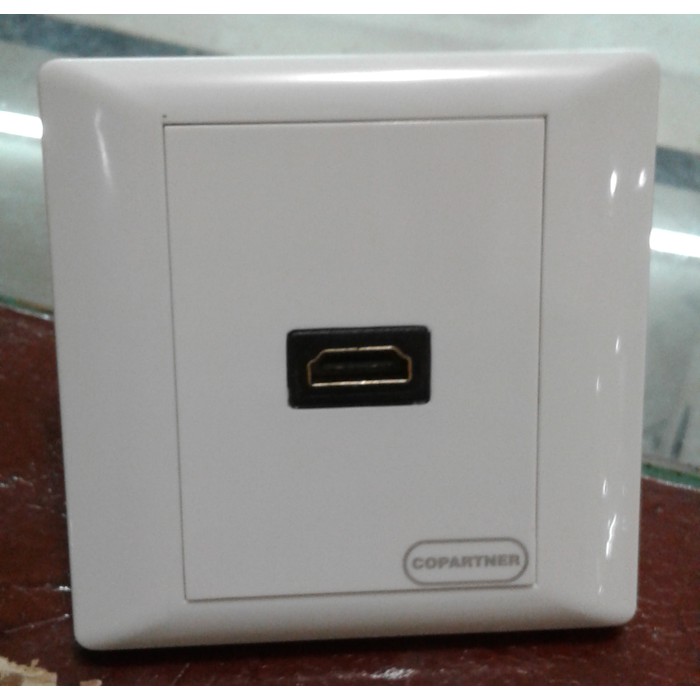 Jual Face plate/outlet hdmi single lurus /L ( FRAME HDMI ) | Shopee ...