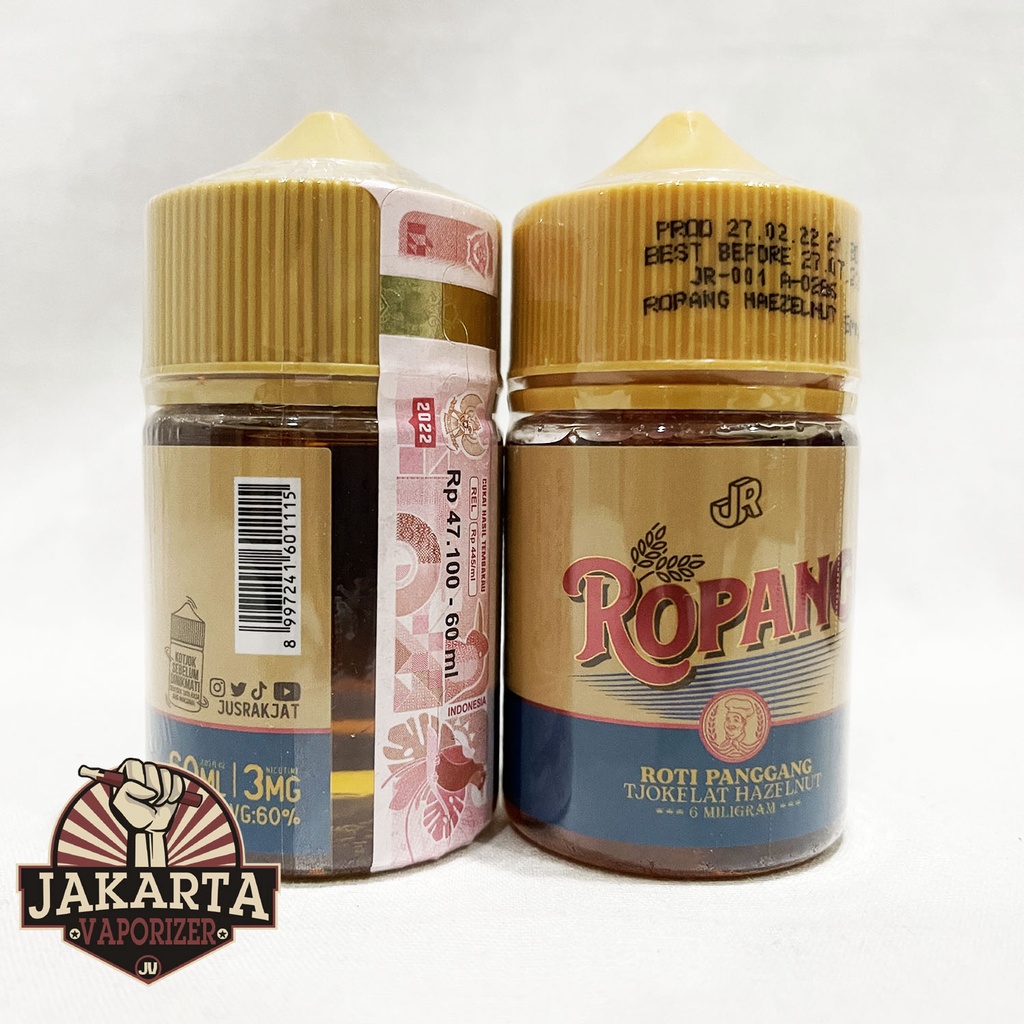 Jual ROPANG V2 ROTI PANGGANG TJOKELAT HAZELNUT 60ML 3MG 6MG 9MG BY JUS ...