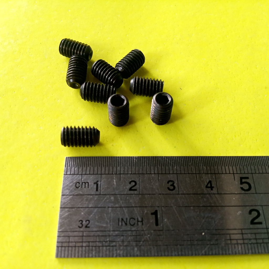 Jual BAUT L TANAM M6 X 10 BAJA / BAUT L TANAM M6X10 / BAUT L SET M6X10 BAJA HITAM SOCKET SET ...