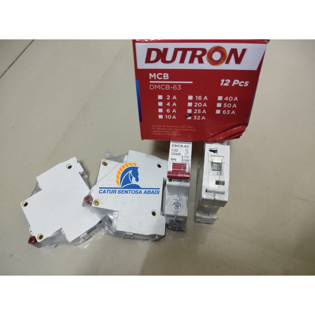 Jual MCB Domae DUTRON 1 Phase CIRCUIT BREAKER C32A 32A 32 Ampere SNI ...