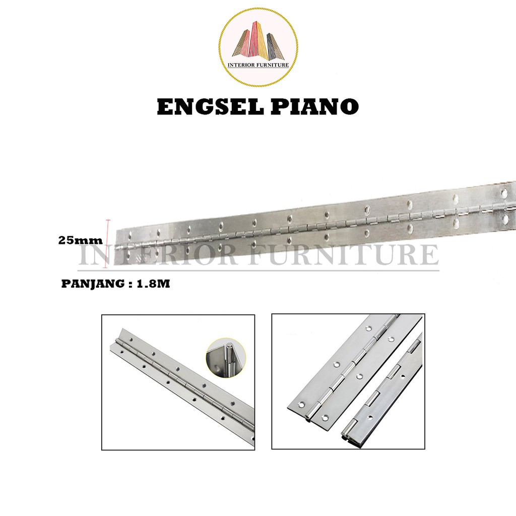 Jual Engsel Piano / Engsel Panjang Meteran / Engsel Lemari Panjang ...