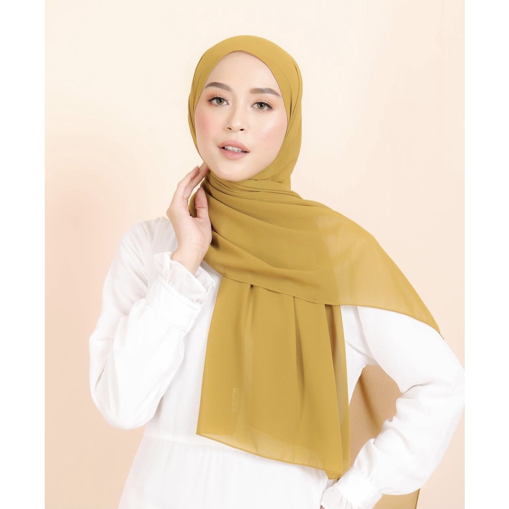 Jual 𝐁𝐘 𝐀𝐃𝐈𝐍𝐃𝐀 Pashmina Cerutti babydoll panjang 180cmx75cm Pasmina ceruty JUMBO Hijab instant ...