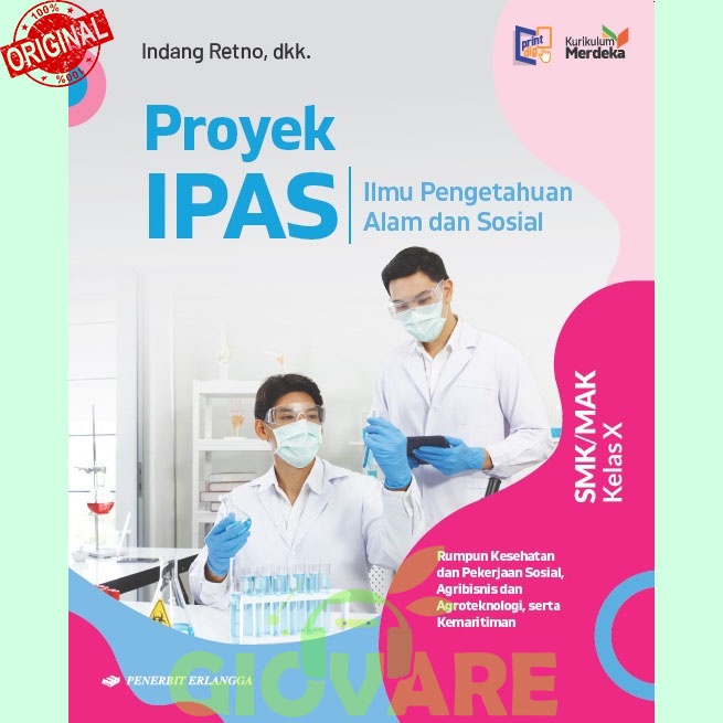 Jual BUKU PROYEK IPAS SMK KELAS 10 ERLANGGA KURIKULUM MERDEKA RUMPUN ...