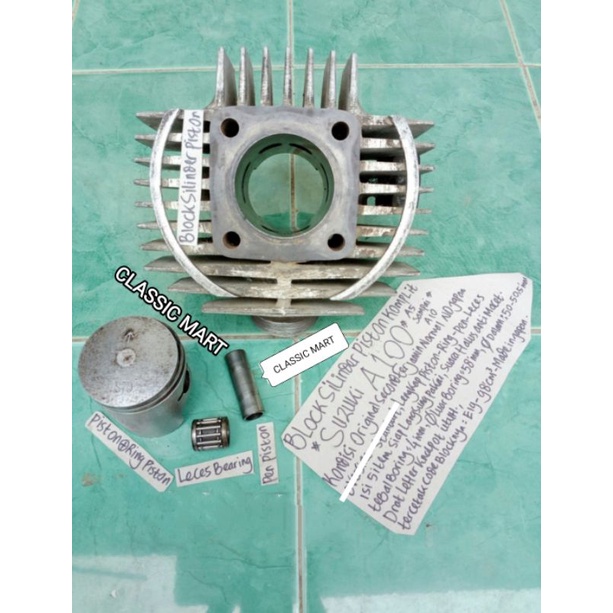 Jual BORING BURENG BLOK BLOCK CYLINDER SILINDER PISTON SUZUKI A100 ORIGINAL | Shopee Indonesia