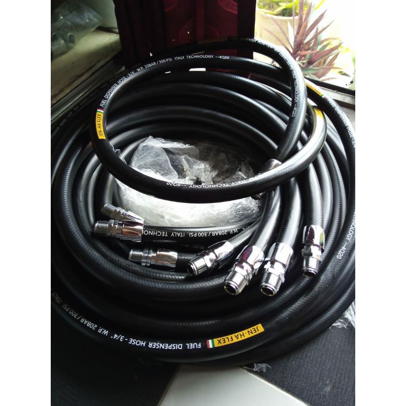 Jual Selang Swivel Pom Mini Serat Baja Ukuran 3/4 Type R1 Panjang 4 ...