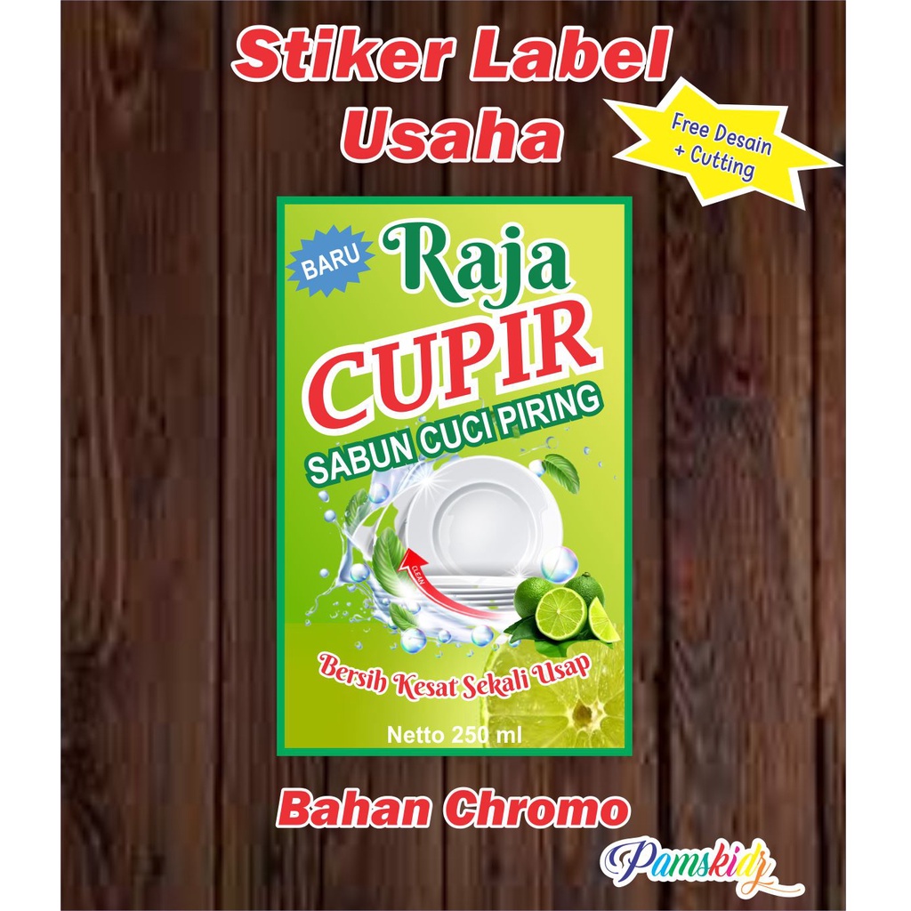 Jual Stiker CUPIR / Stiker Label Usaha/ Stiker Kemasan / STIKER Sabun ...