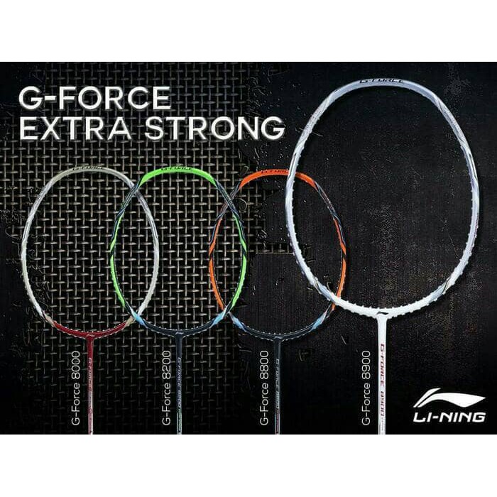 Jual Original Lining G Force 8000 Extra Strong Raket Badminton | Shopee ...