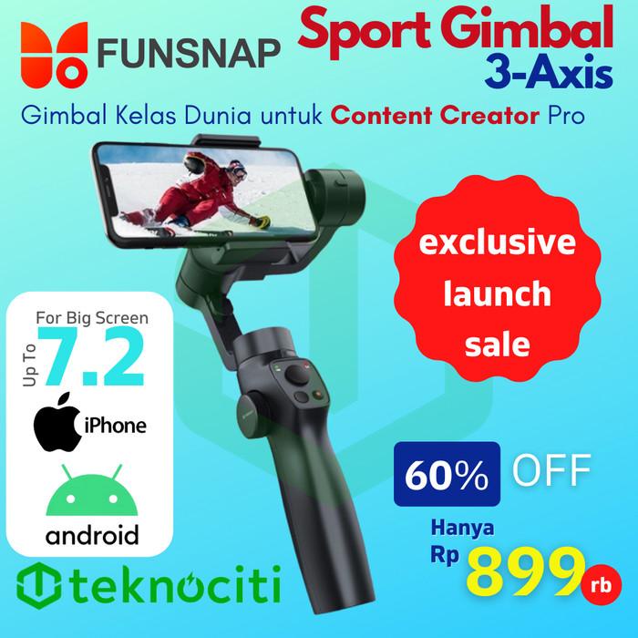 Jual Nay | Funsnap 3-Axis Sport Gimbal Stabilizer Kamera Hp Actioncam ...