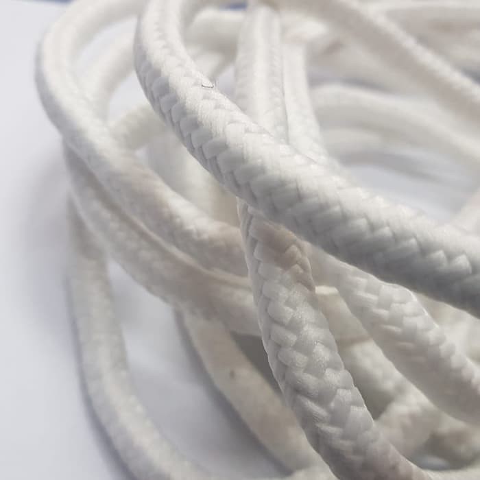 Jual tali kepang sumbu tali tas serut 10mm warna putih RJT | Shopee ...