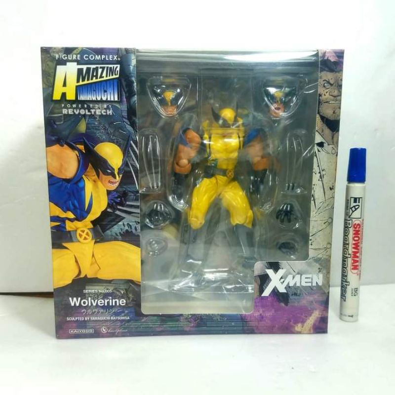 Jual Mainan revoltech Wolverine logan xmenRevo wolverine action figure ...