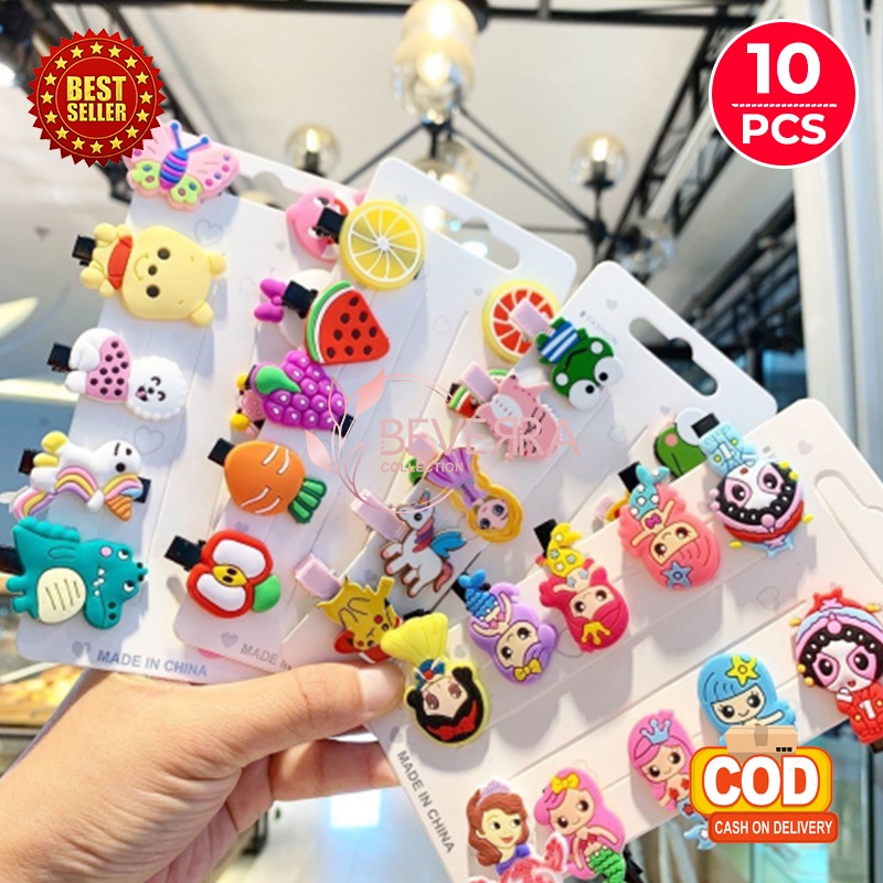 Jual 1 SET Jepit Rambut ANAK/JEPIT RAMBUT KARAKTER/HAIRPIN PRINCESS ...