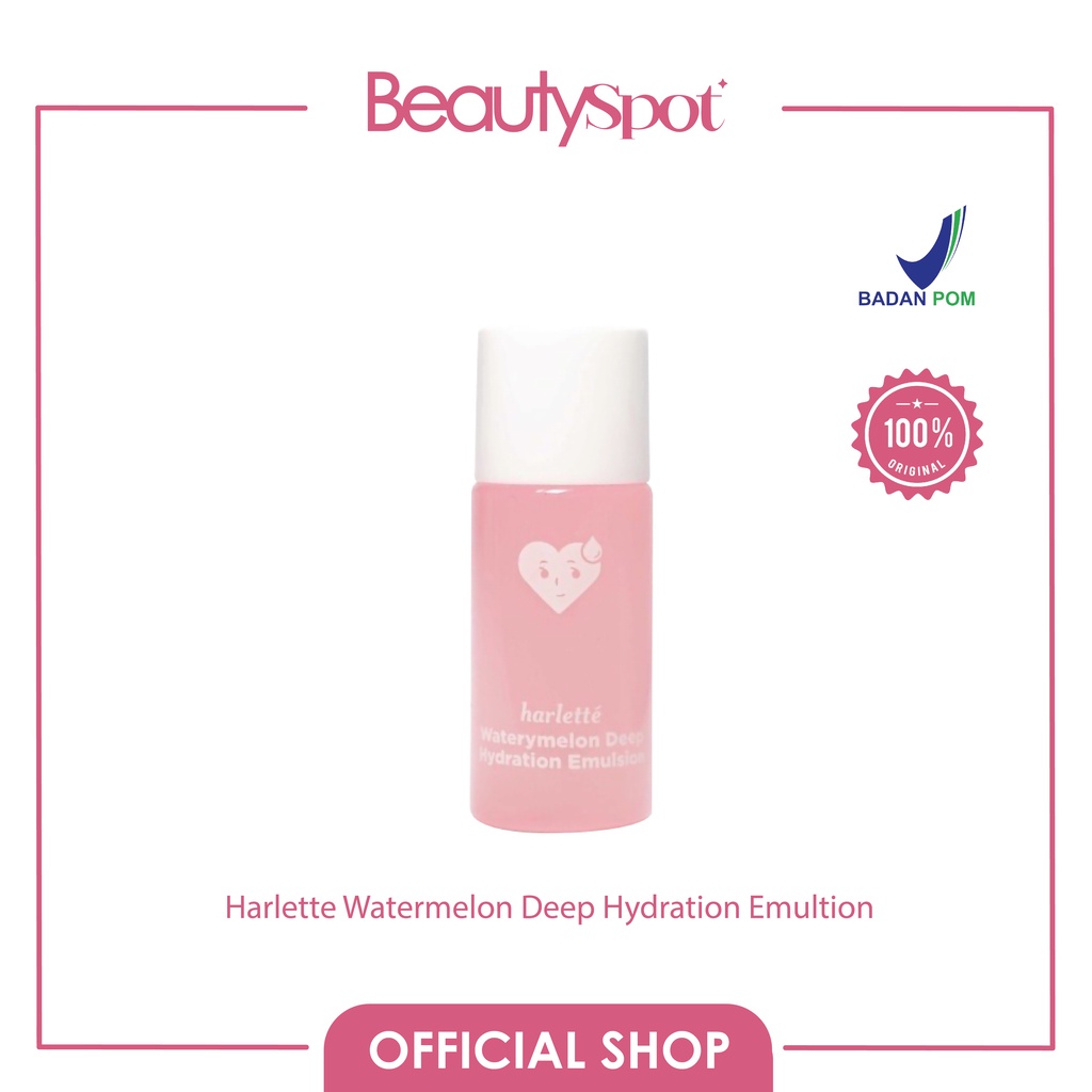 Jual HARLETTE Waterymelon Deep Hydration Emulsion 5ml | Shopee Indonesia