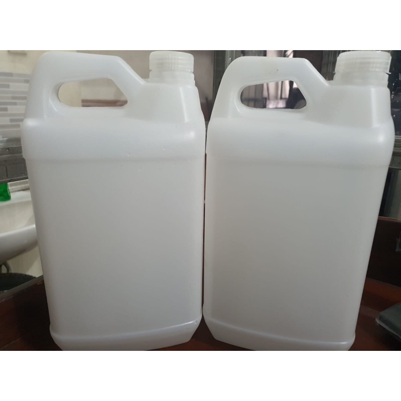 Jual Botol Plastik Jerigen Dirigen Jirigen Jrigen Putih Natural 5 Liter | Shopee Indonesia