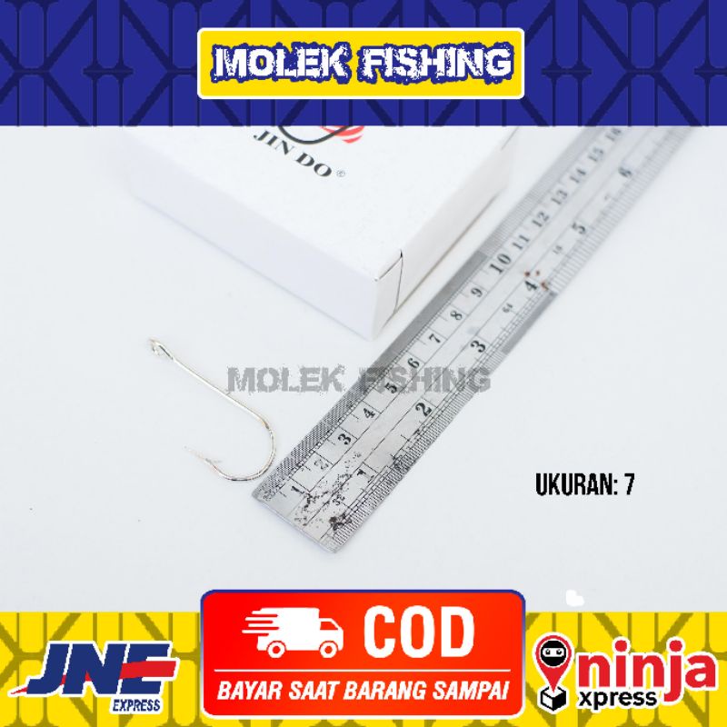 Jual Kail Pancing Laut Batang Panjang JINDO NO 7 isi 100 Pcs Made in ...