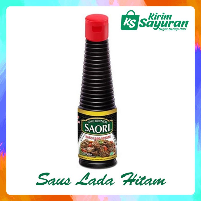Jual SAORI SAUS LADA HITAM/BOTOL KECIL/MEJA (133 ml) | Shopee Indonesia