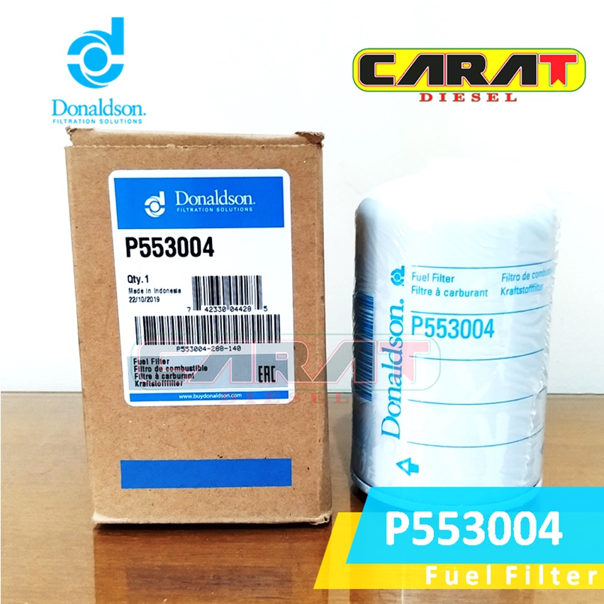 Jual DONALDSON P553004 Fuel Filter Solar VOLVO 243004 CX0708 WA250 ...