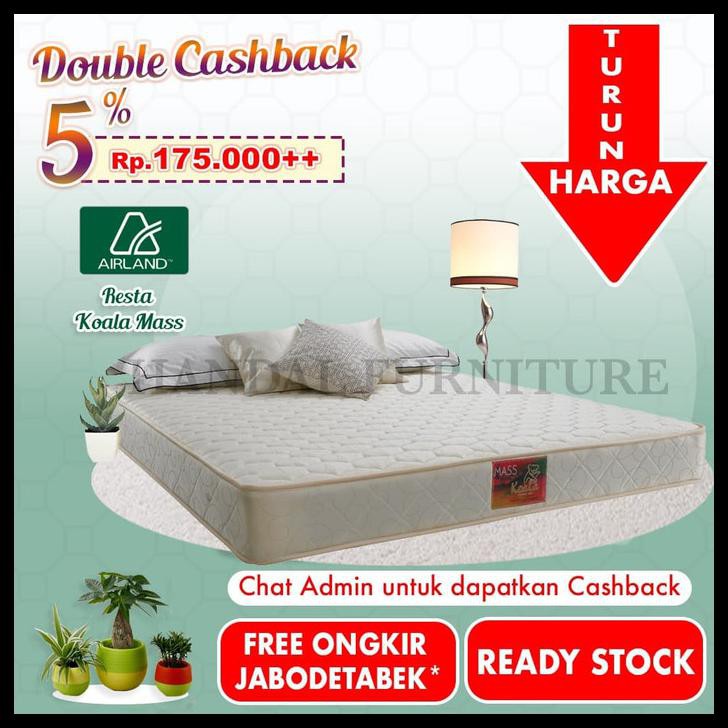 Jual Produk Terbaik - Airland Resta Hanya Kasur Spring Bed Koala Mass 90X200 | Shopee Indonesia